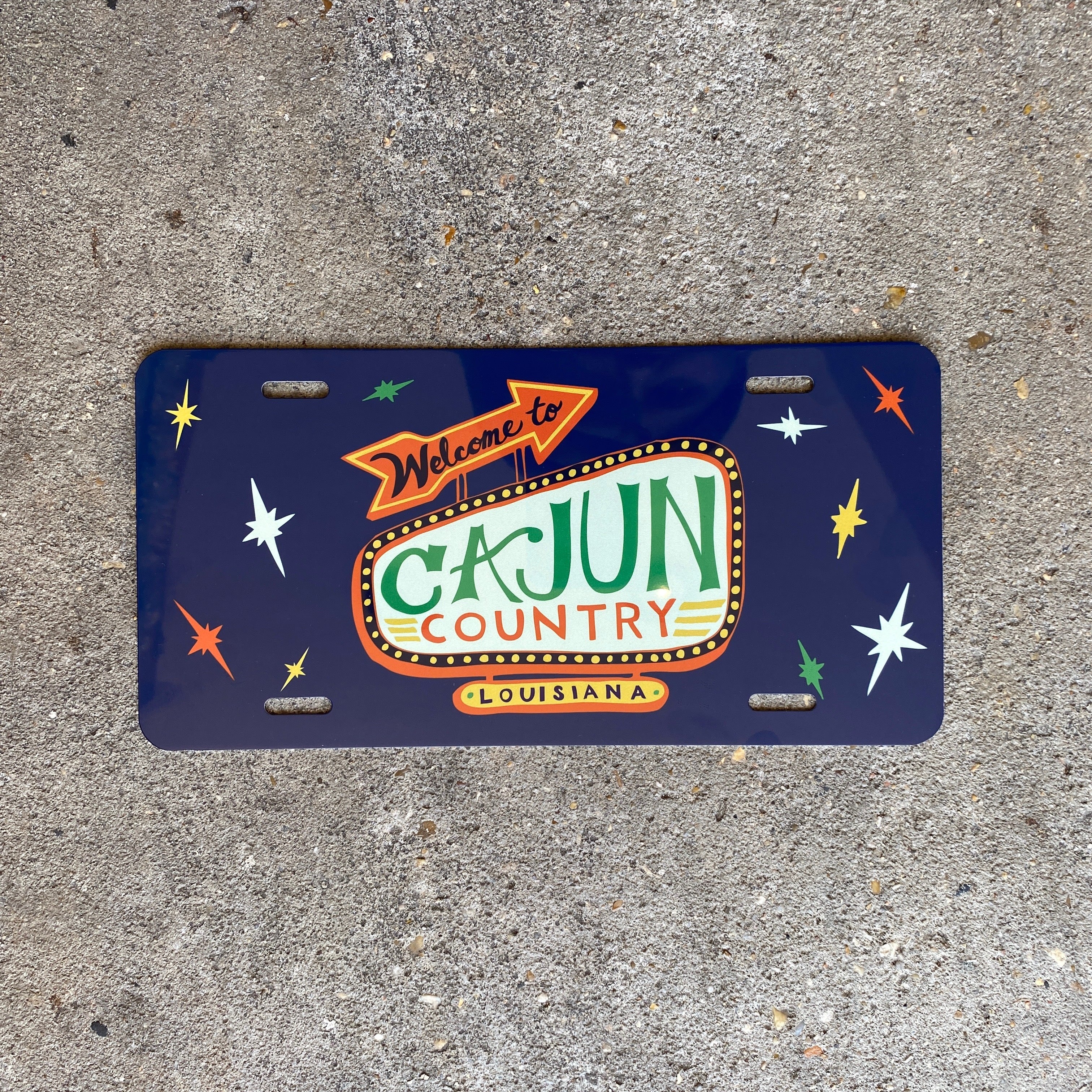 Cajun Country License Plate – Parish Ink