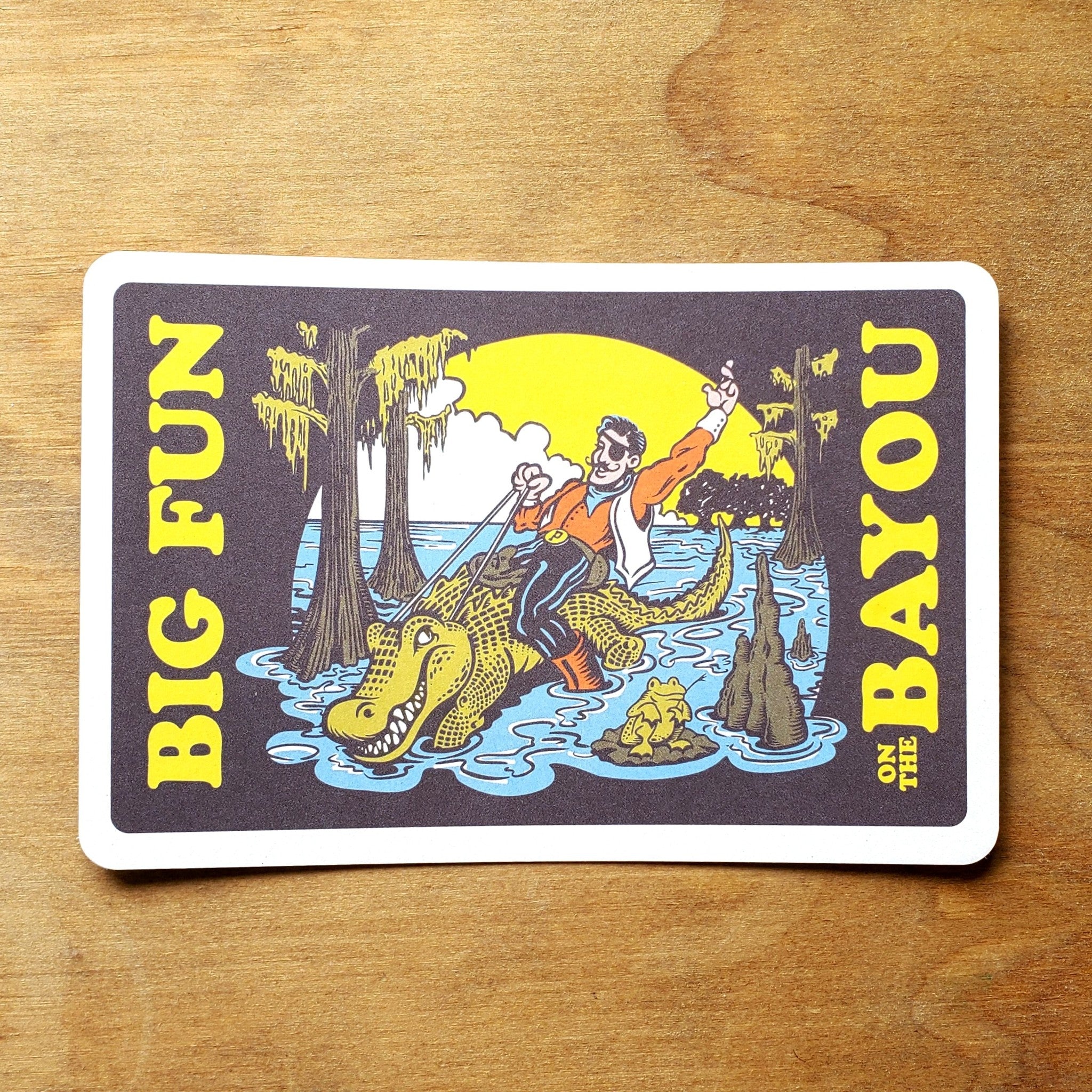 Big Fun on the Bayou Postcard – Parish Ink