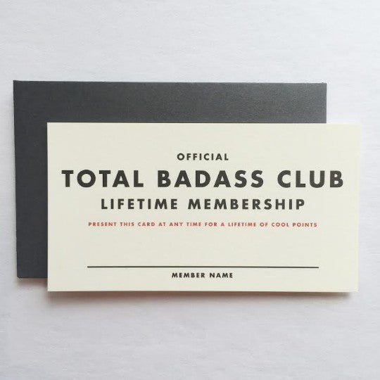 Membership: Badass Mini Card – Parish Ink