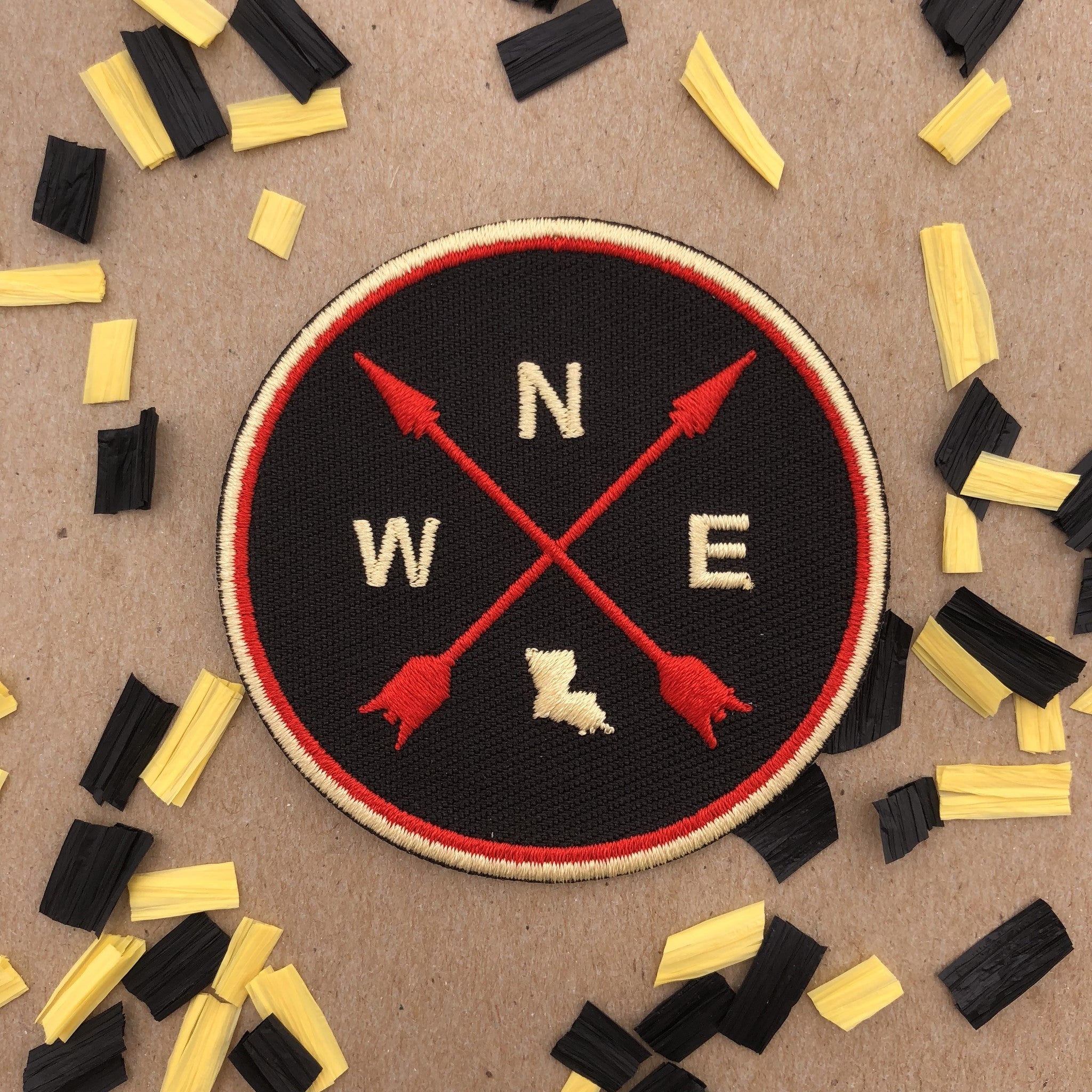 Louisiana Compass Patch – Parish Ink