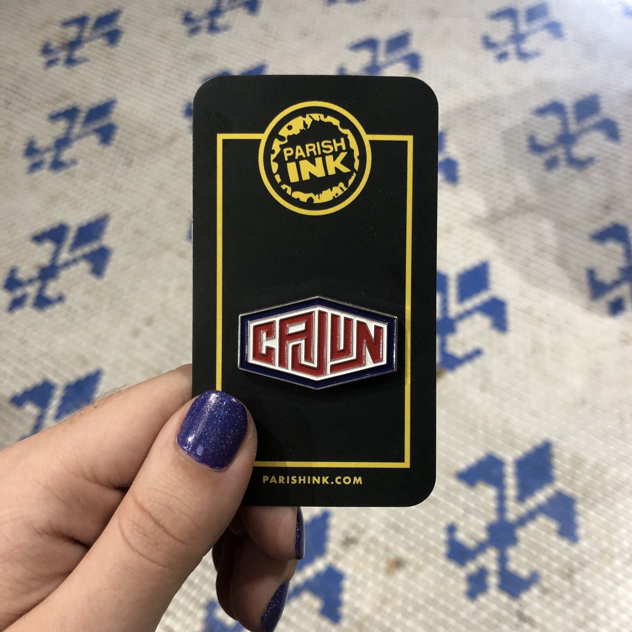 Cajun Logo Enamel Pin – Parish Ink
